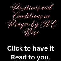 Positions and Conditions in Prayer, by AC Rose. – Down to Earth But ...